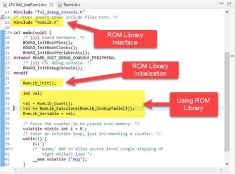 Tutorial Creating And Using Rom Libraries With Gnu Build Tools Mcu