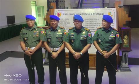 Usai Pimpin Sertijab Kolonel Cpm Muhammad Reza H Nasution Tengah