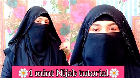 1 Mint Niqab Tutorial 💕hijab With Niqab Stylehijab Tutorials Youtube