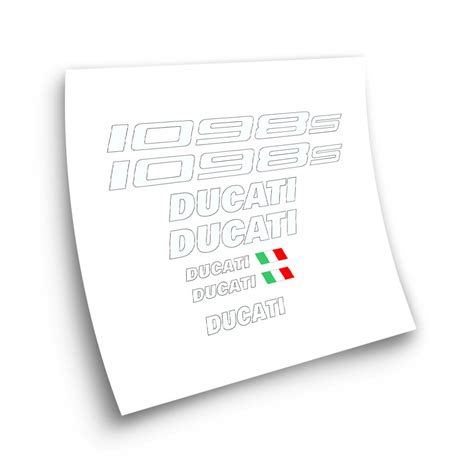 Autocollants Pour Motos De Sport Ducati 1098 Rouge Star Sam