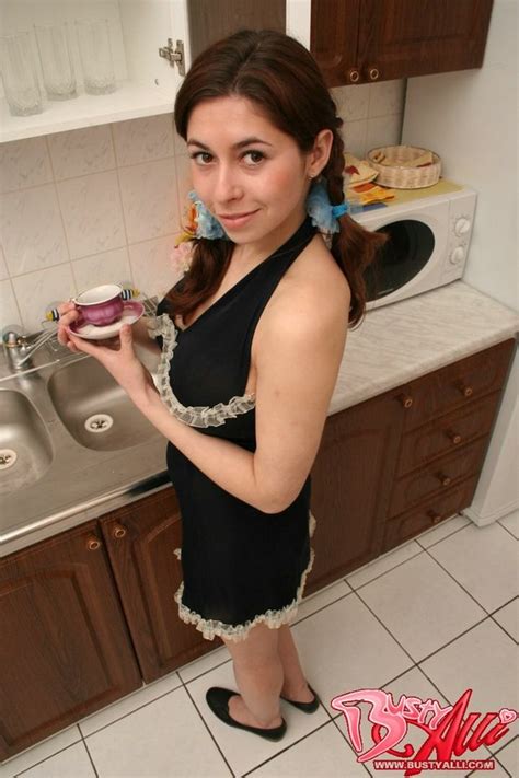 Busty Alli Cooking Pic