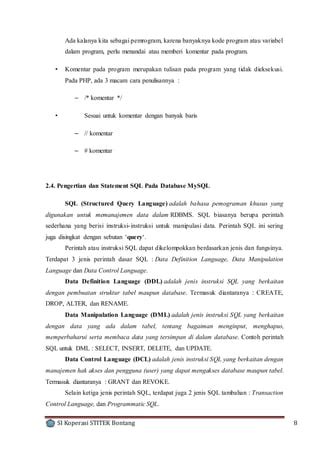 Laporan Praktikum Rekayasa Software Php Dan Mysql Doc
