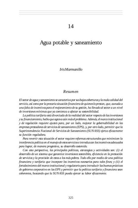 Pdf Cap 14 Agua Potable Y Saneamiento 2007 Dokumentips