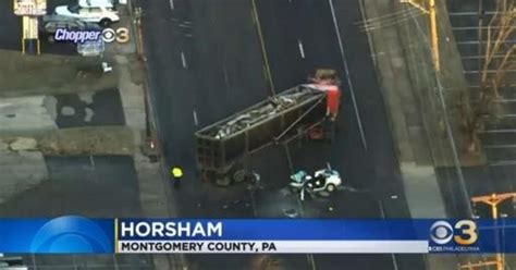19 Year Old Dead After Tractor Trailer Crash On County Line Road Cbs