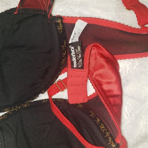 Dita Von Teese Wonderbra Red Satin Bra In Size Depop