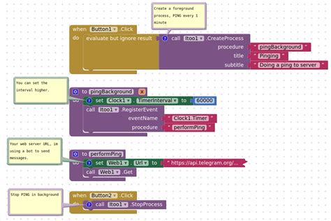 how do i use mit app inventor s background task extension which helps