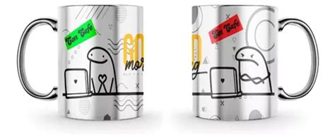 Taza Flork Good Morning Cafe Plata Espejo 11 Oz 325 Ml