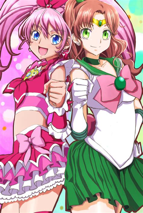 Safebooru 2girls Amawa Kazuhiro Bishoujo Senshi Sailor Moon Bishoujo