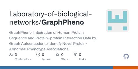 Github Laboratory Of Biological Networksgraphpheno Graphpheno Integration Of Human Protein