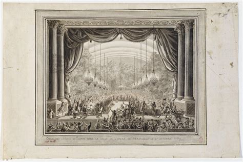 Orgie Des Gardes Du Corps Dans La Salle De Lopéra De Versailles Le 1r