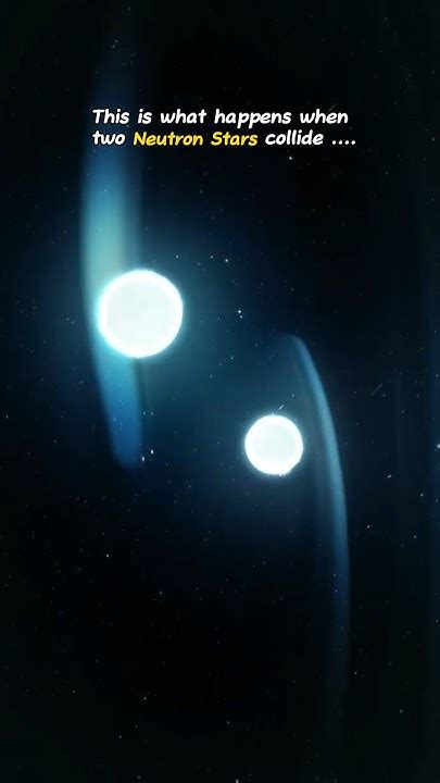 What Happens When Two Neutron Stars Collide ☠️ Space Shorts Universe