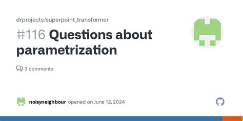 Questions About Parametrization Issue Drprojects Superpoint Transformer GitHub