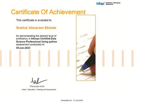Infosys Infosyscertified Datascientist Datascience Python