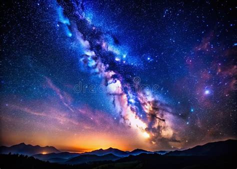 Unveiling The Celestial Canvas Capturing Dreamscapes In Lowlight Sky
