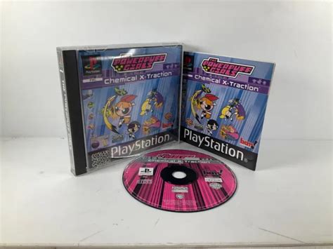 Powerpuff Girls Chemical X Traction Ps Sony Playstation 1 2001 £11