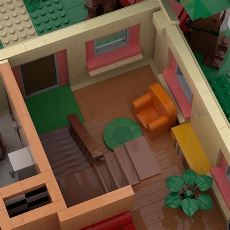Lego Moc Donald Ducks House By Leo G Rebrickable Build With Lego