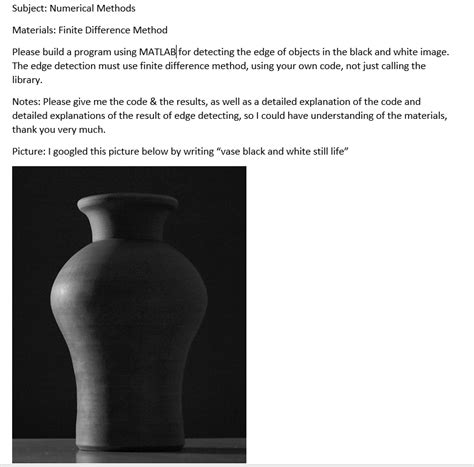 Subject Numerical Methods Materials Finite