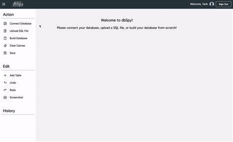 github kwang929 dbspybeta visualize modify and build your database