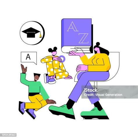 Ilustrasi Vektor Konsep Abstrak Pendidikan Dini Ilustrasi Stok Unduh