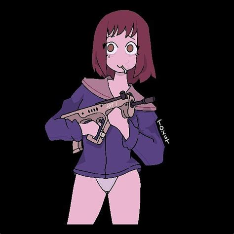 Rule 34 Cigarette Cigarette In Mouth Female Firearm Flcl Gun Holding