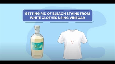 Getting Rid Of Bleach Stains From White Clothes Using Vinegar YouTube
