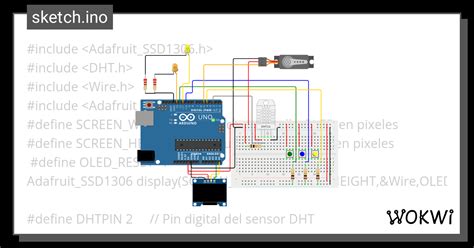 Dth22 Arduino Uno Con Oled Con Servo Wokwi Esp32 Stm32 Arduino