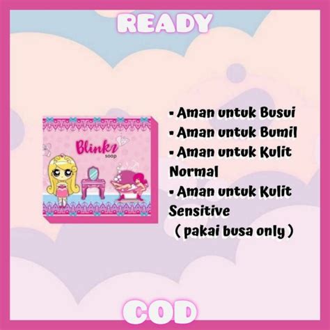 Jual Blinkz Soap Bpom Sabun Mandi Blinkz Soap Sabun Blink Sabun Mandi
