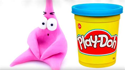 Spongebob Patrick Play Doh Stop Motion Playdo Video Bob Esponja