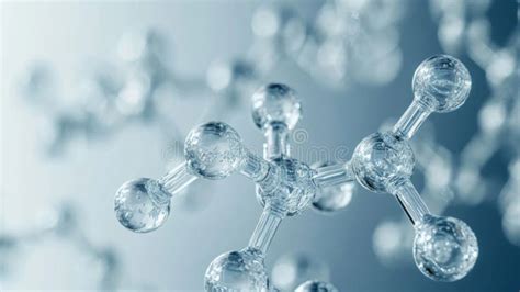 Molecular Structure Abstract Scientific Image Stock Illustration Illustration Of Physics