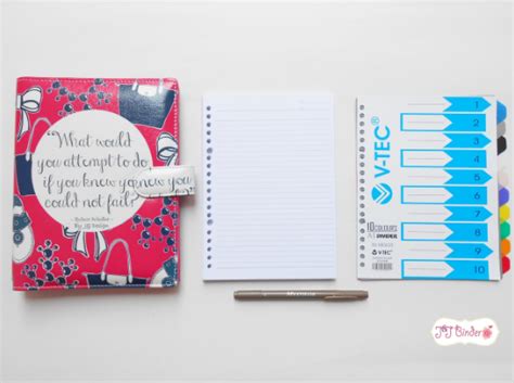 Tips Cara Membuat Binder Sendiri Yang Lucu