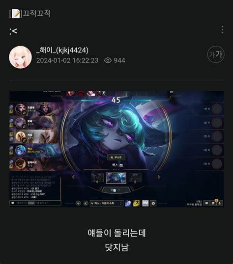 붕해이 이게 뭐라고 웃기지 ㅋㅋㅋ 치지직 에펨코리아