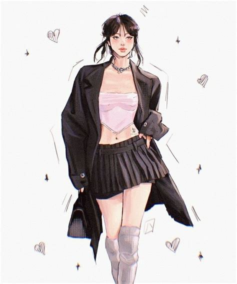 Art Is Not By Me Credits To The Original Artist Desainer Busana Sketsa Desain Busana