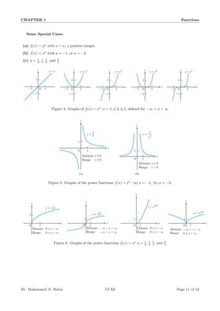 Calculus 1 Lecture Notes Functions And Their Graphs Pdf