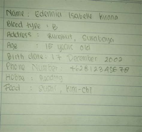 Contoh Biodata Diri Yang Menarik Dalam Bentuk Narasi Contoh Biografi
