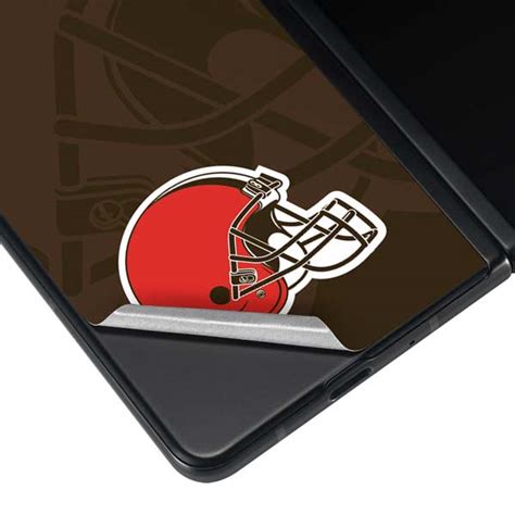 Cleveland Browns Double Vision Galaxy Z Fold4 5g Skin Decals Skinit