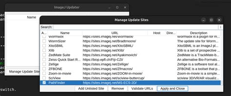 imagej plugin installation pathfinder segmentation image analysis