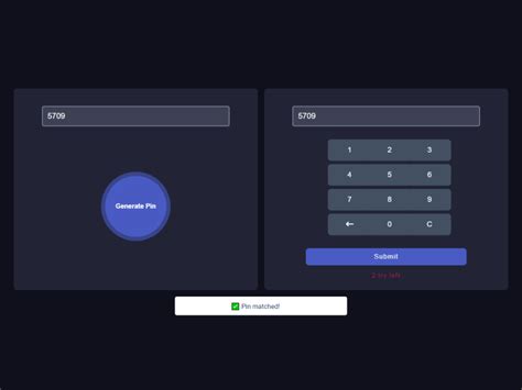 Generate 4 Digit Random Pin And Validate In Javascript — Codehim