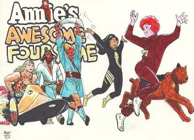 The Dork Review Annie S Awesome Foursome A Cartoon That Never Was