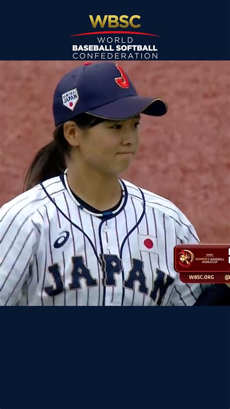 깔끔한 수비를 보여주는 일본 여자 야구대표팀 3루수 Wbsc 세계야구소프트볼연맹 여자야구월드컵 여자야구 야구 호수비