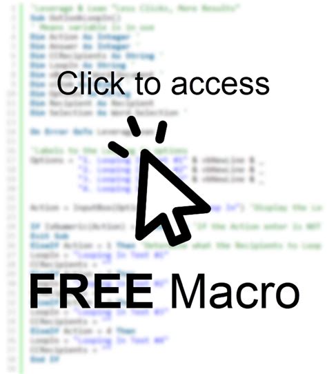 calendar reminder macros leverage and lean