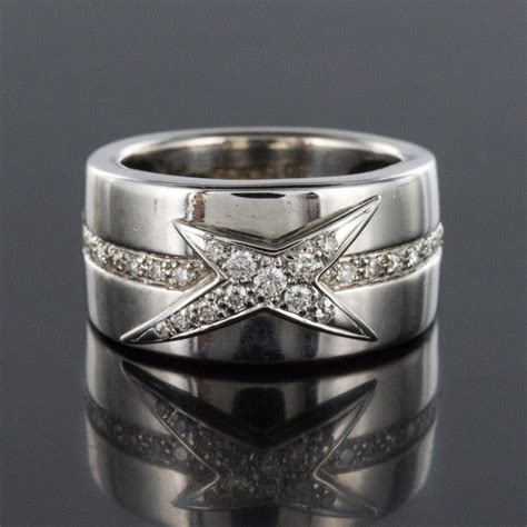 Mauboussin Diamonds 18 Karat White Gold Band Ring At 1stdibs