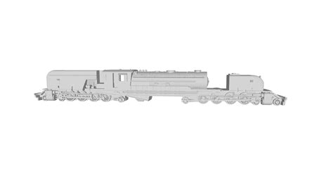 🚂 Sar Sas Class Gmam Garratt Locomotive・ Stl File For ・cults