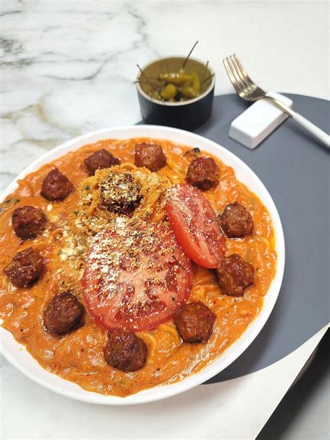 로제 토마토 미트볼 파스타