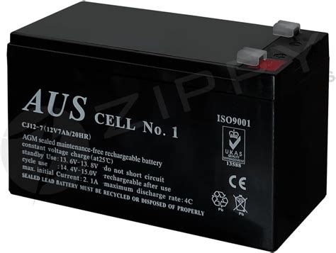Universal Alarm Battery 12v 7ah Sealed Lead Acid Rechargeable Aus