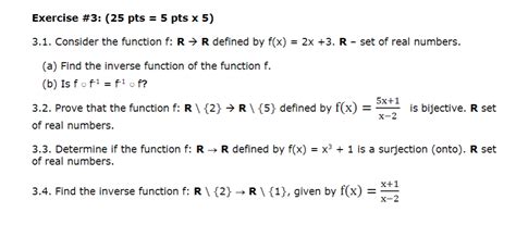 Solved Exercise 3 25 Pts 5 Pts ×5 31 Consider The