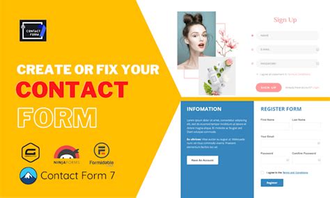 Build Fix Contact Form And Customize Gravity Or Ninja Forms By