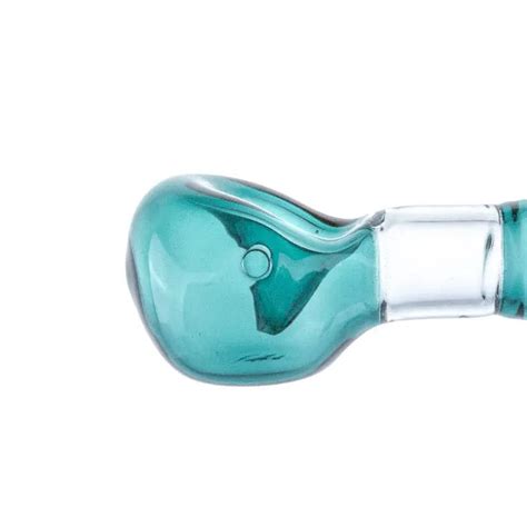 Blue Glass Tobacco Spoon Pipe Mile High Glass Pipes