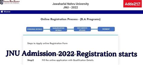 JNU Admission 2022 23 CUET Portal For UG And PG Course