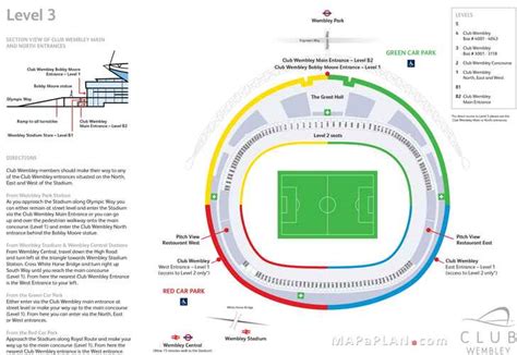 Wembley Stadium Seating Plan With Seat Numbers Rows Detailed Seating