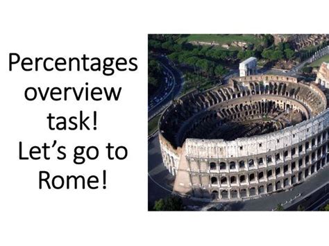Gcse Percentages Holiday Task Teaching Resources